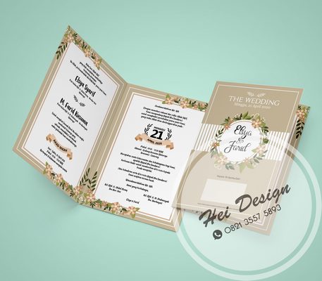 50+ Contoh Undangan Pernikahan Simple & Elegan